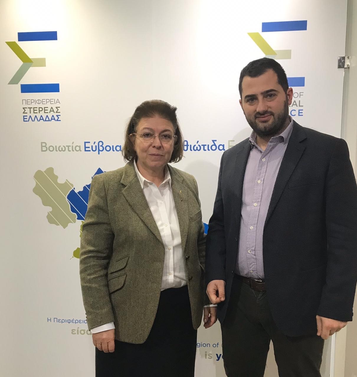 Στην Λαμία η Υπουργός Πολιτισμού Λίνα Μενδώνη / Σύσκεψη εργασίας στην ...